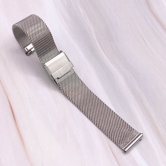Accessories | Stainless Steel Mesh Watch Strap Band W Locking Clasp ...